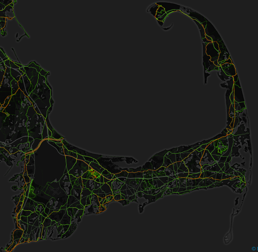 Cape Strava “Heat” Maps – Cape Cod Cycling Club